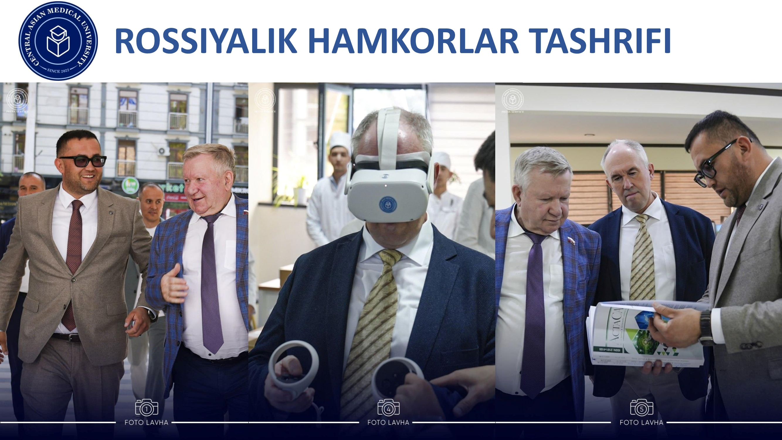 VISIT OF RUSSIAN PARTNERS